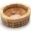 Roman Coliseum Wooden Building Blocks