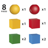 Magnetic Wooden Building Blocks